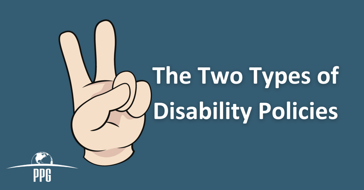 Two types of disability policies | OWNOCC Disability